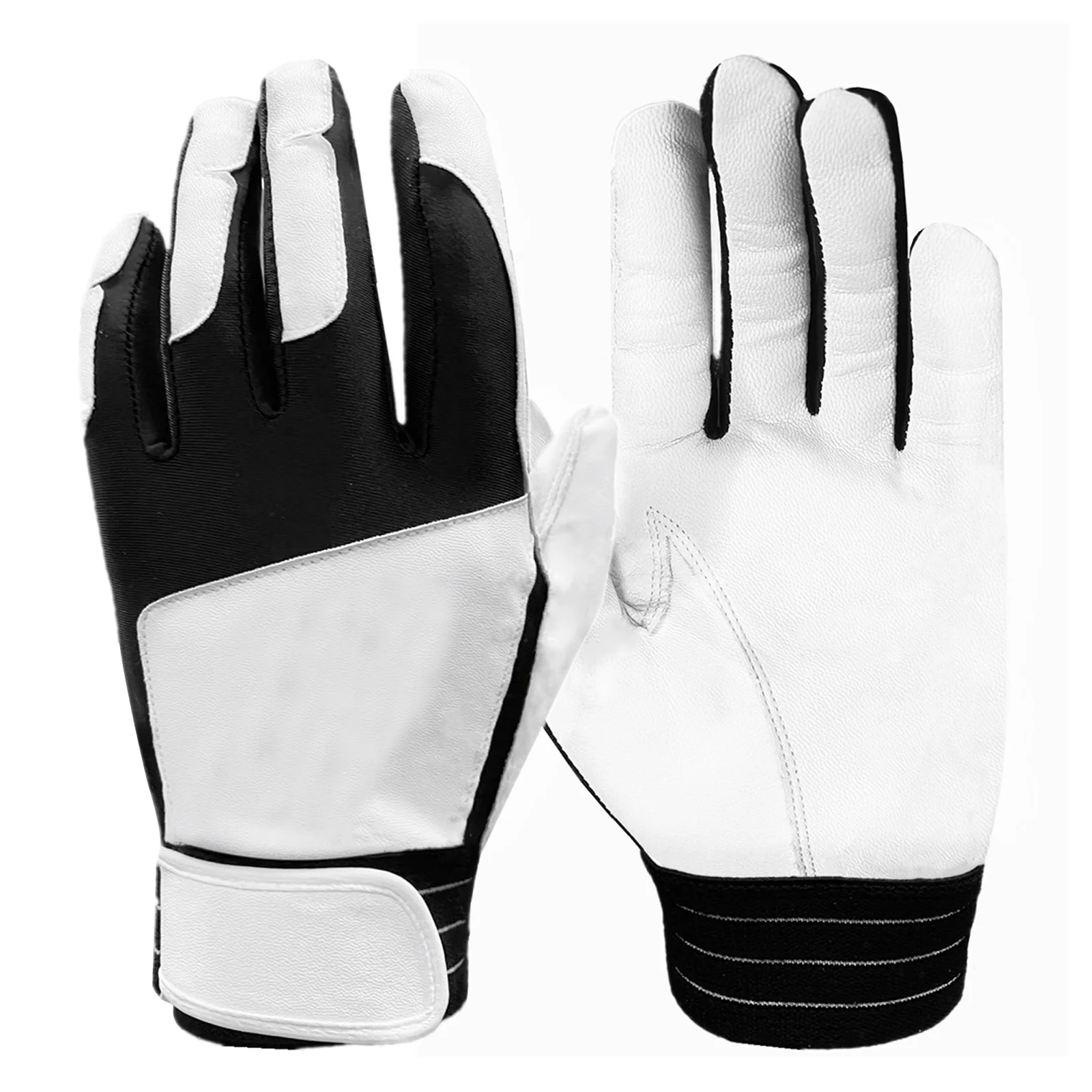 Batting Gloves Men Adult for Baseball Softball Cabretta Leather Batting ...