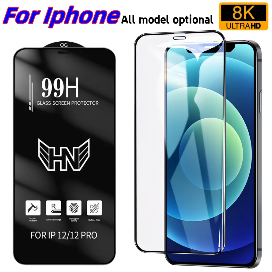 200pc-99H-Full-Glue-Full-Cover-3D-Curved-Edge-Ultra-HD-Tempered-Glass ...