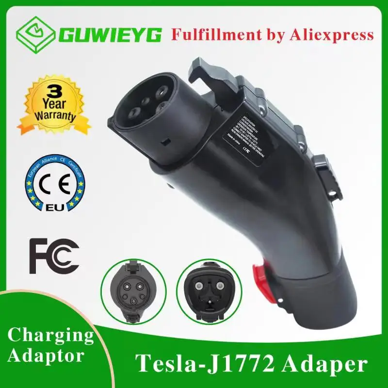 GUWIEYG-NACS-to-J1772-Adapter-Max-48A-250V-Fit-for-Tesla-to-Type1 ...