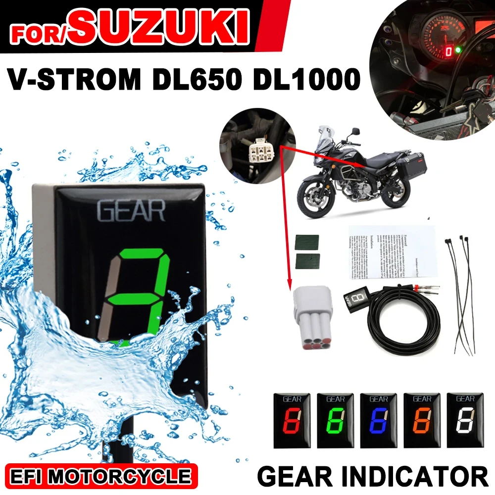 Motorbike Indicators Motorcycle Gear Display LED 1-6 Gear Indicator ...