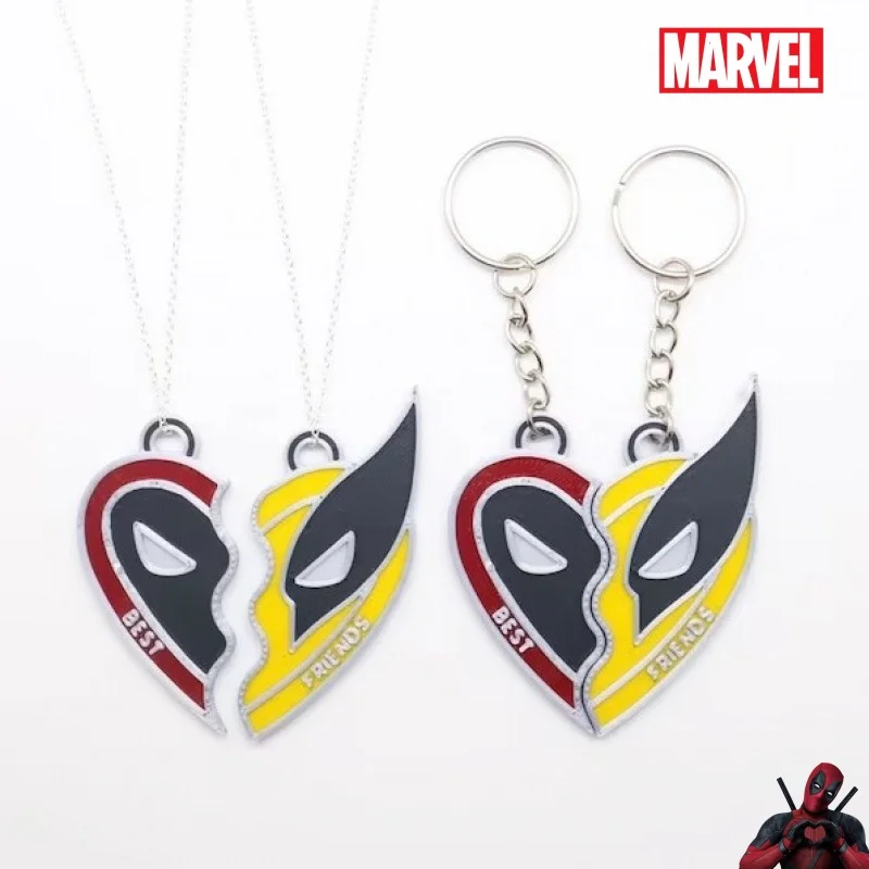 Disney-Marvel-Deadpool-Keychain-Spider-Man-Iron-Man-Black-Panther ...