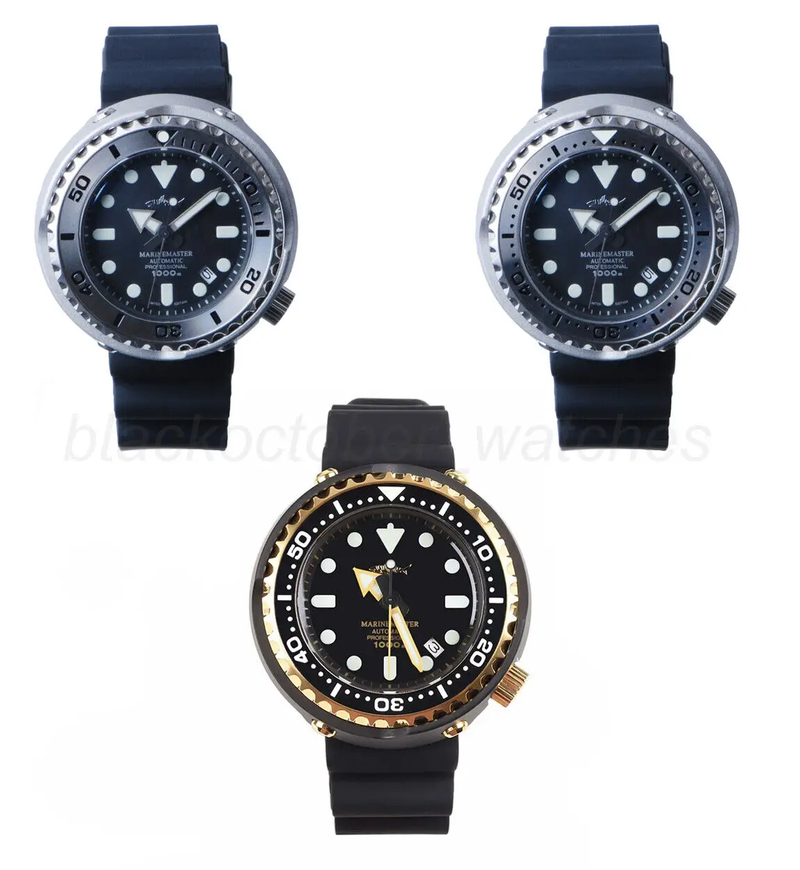 HEIMDALLR-Marine-Master-SS-PVD-Emperor-Tuna-NH35A-Automatic-Mens-Wrist ...
