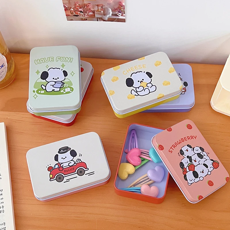 Cartoon-Rectangular-Tinplate-Box-Portable-Creative-Mini-Card-Storage ...