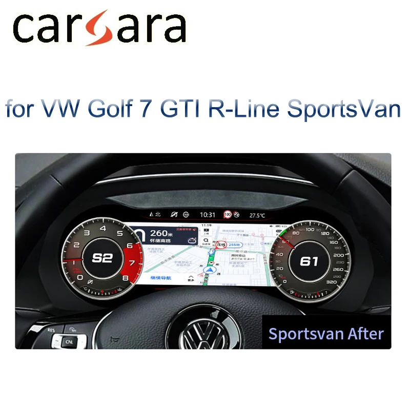 Car Lcd Digital Dashboard Panel Virtual Instrument Cluster For ...