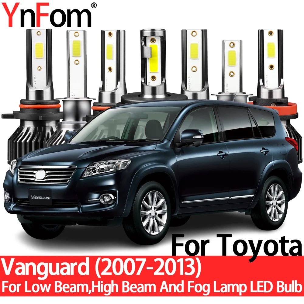 YnFom For Toyota Vanguard XA3# 2007-2013 Special LED Headlight Bulbs ...