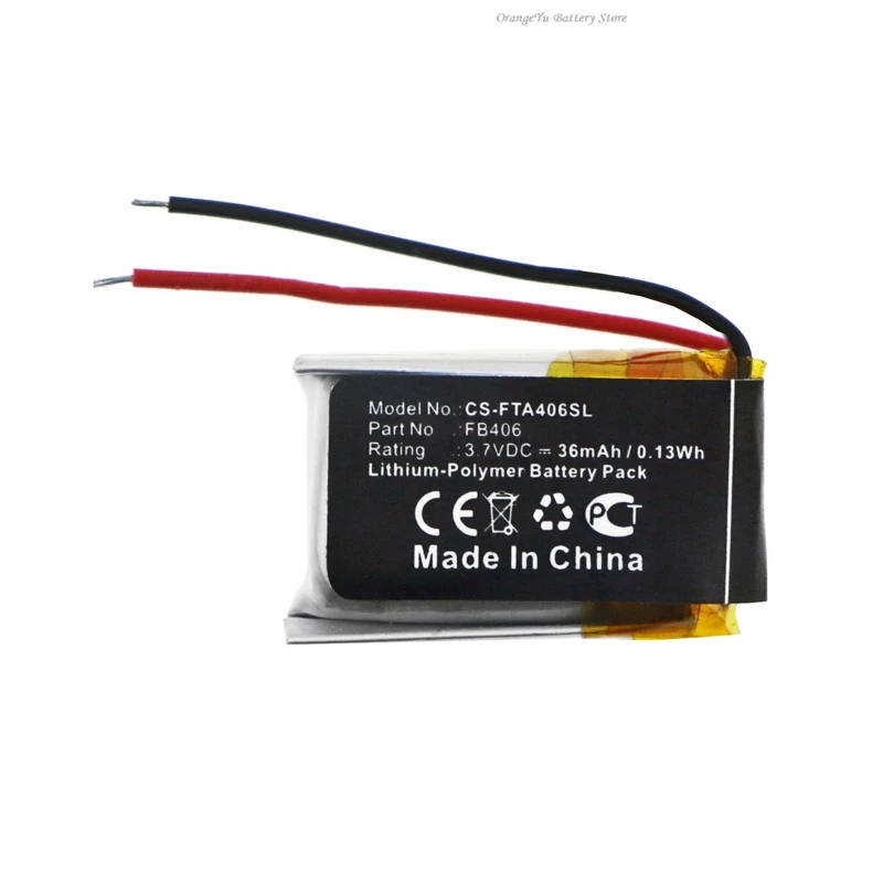 Cameron Sino 3.7V 36mAh Smartwatch Battery FB406 for Fitbit Alta +TOOLS ...