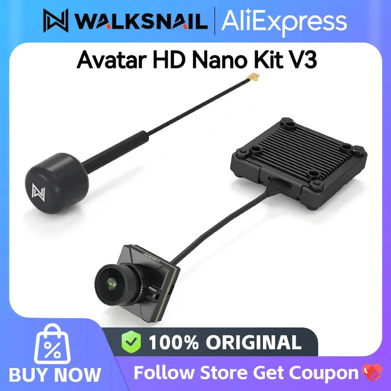 Walksnail-Avatar-HD-Nano-Camera-Kit-Armazenamento-Embutido-Mini-VTX-V3 ...