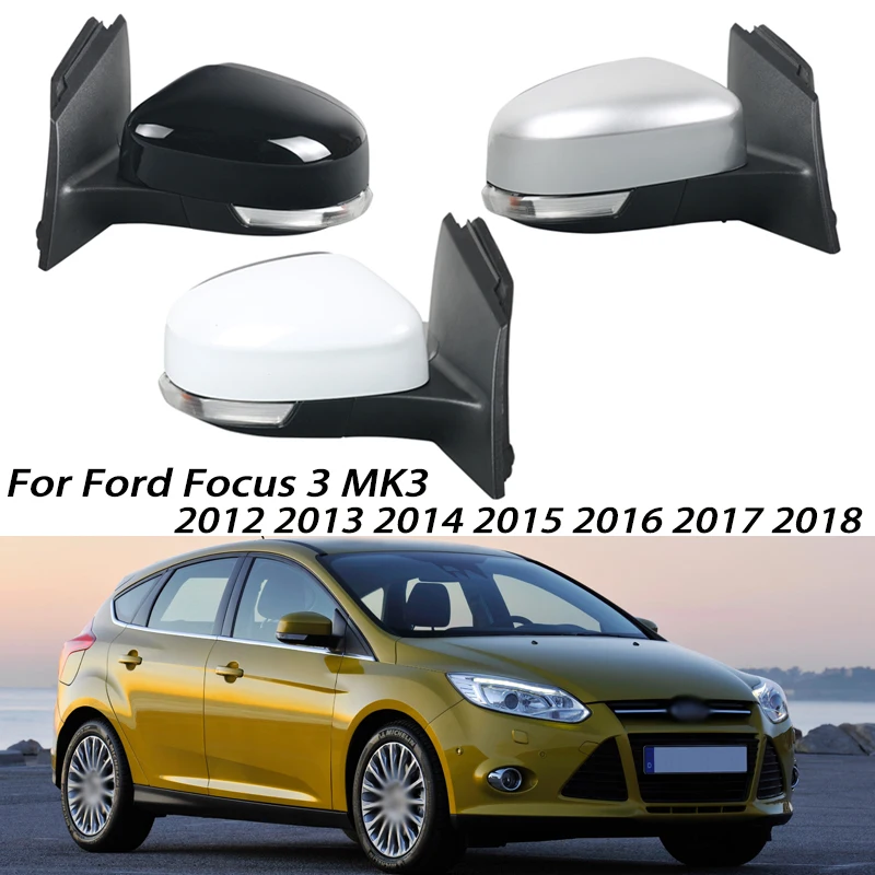 Left Right Car Side Mirror Accessories For Ford Focus 3 MK3 2012 2013 ...