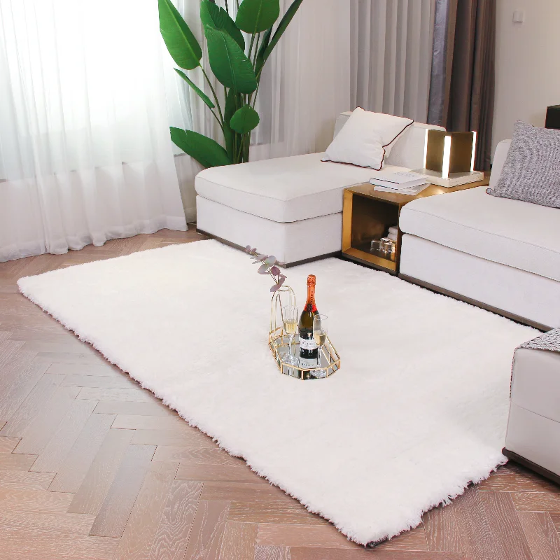 Home-living-room-carpet-soft-plush-faux-rabbit-hair-rug-chair-sofa-area ...