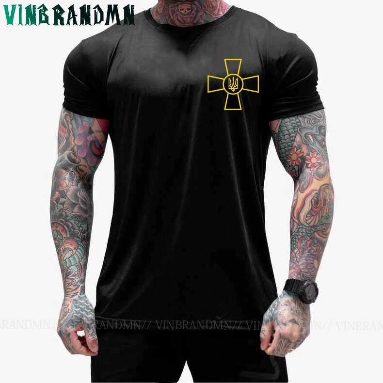 Emblem of the Ukrainian Armed Forces Black TShirt Zelensky Streetwear ...