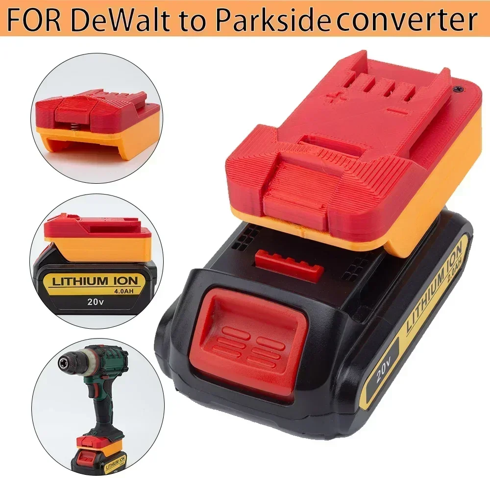 Battery-Converter-Adapter-for-DeWalt-Li-ion-Battery-to-Lidl-Parkside ...
