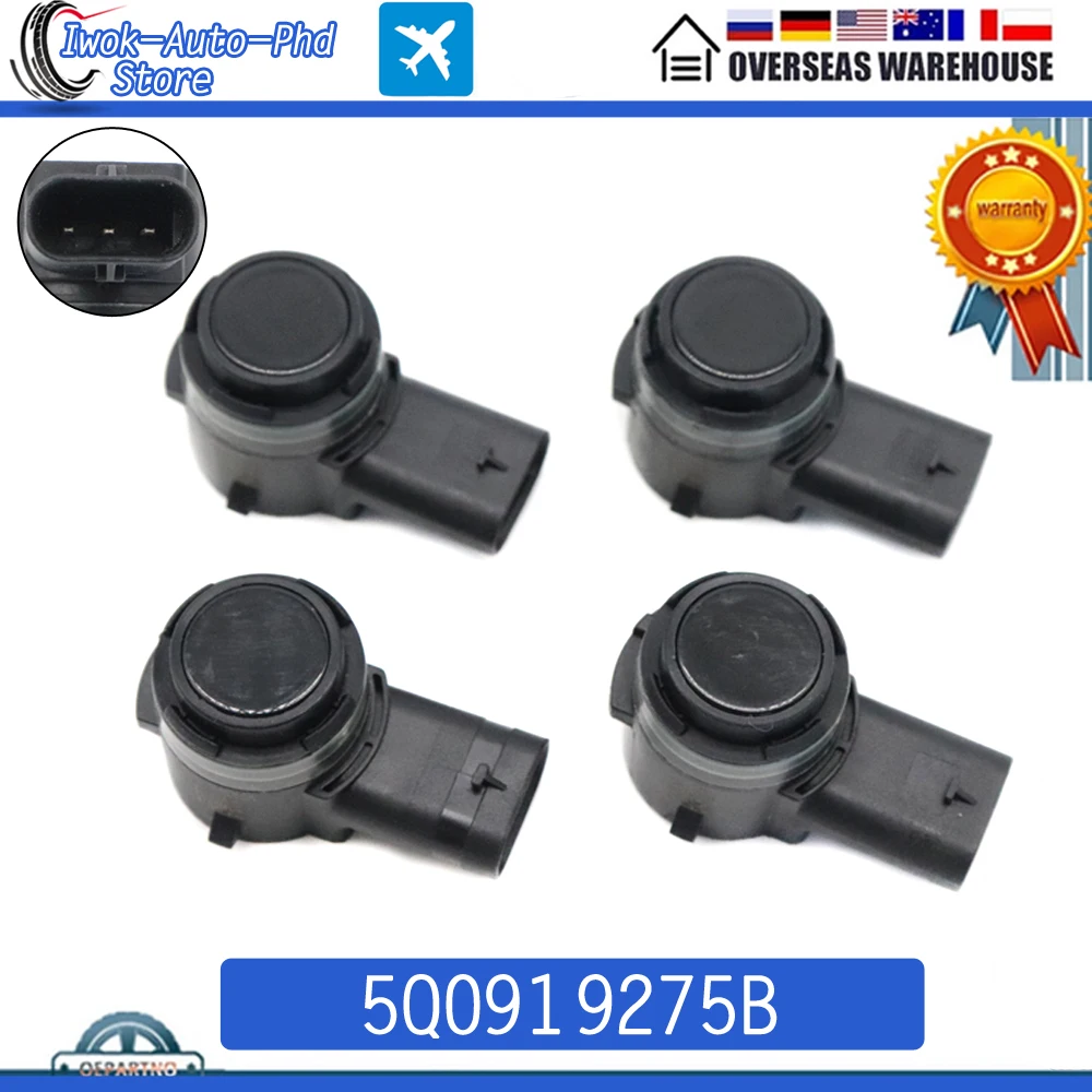 4x-PDC-Assist-Parking-Sensor-5Q0919275B-for-Audi-VW-Golf-Polo-Scirocco ...