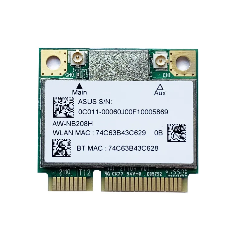 For Atheros AR5B22 AW-NB208H Half MINI PCI-E Wlan WIFI Wireless card ...