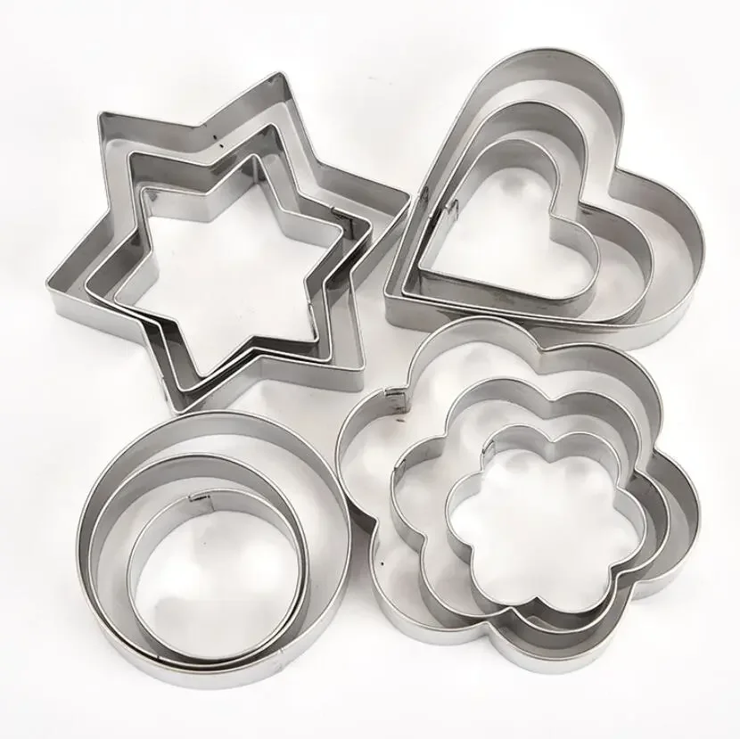 12Pcs-Set-Stainless-Steel-Cookie-Biscuit-DIY-Mold-Star-Heart-Round ...