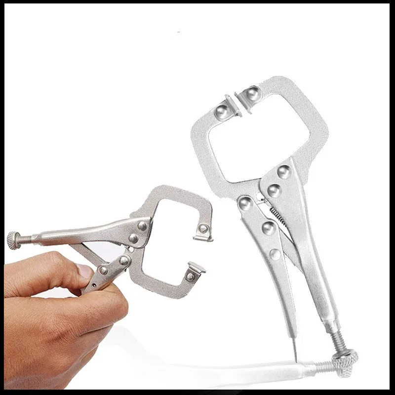 Fix-Plier-Pincer-Tong-Tenon-Locator-Grip-Vise-Lock-Jaw-Swivel-Pad ...