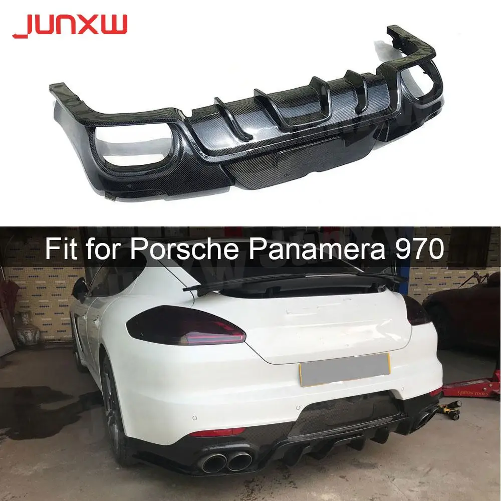 Carbon-Fiber-Rear-Lip-Diffuser-Spoiler-for-Porsche-Panamera-970-GTS ...