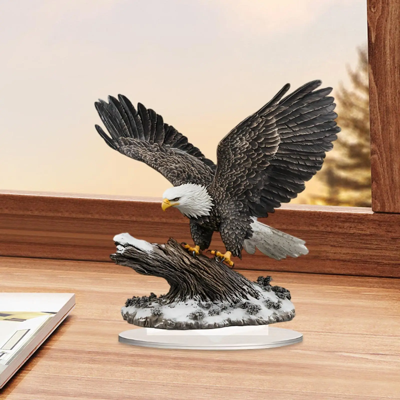 Acrylic Eagle Ornament Tabletop Centerpiece Creative Ideal Gift DIY ...