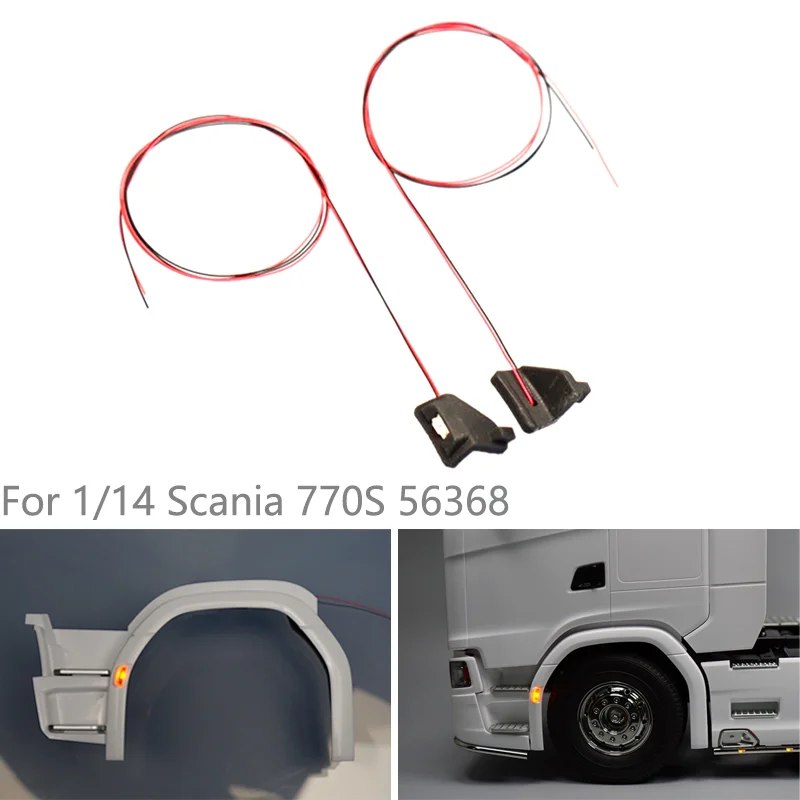 1-Pair-LED-Front-Wheel-Eyebrow-Lights-Decorate-Upgrade-for-1-14-Tamiya ...