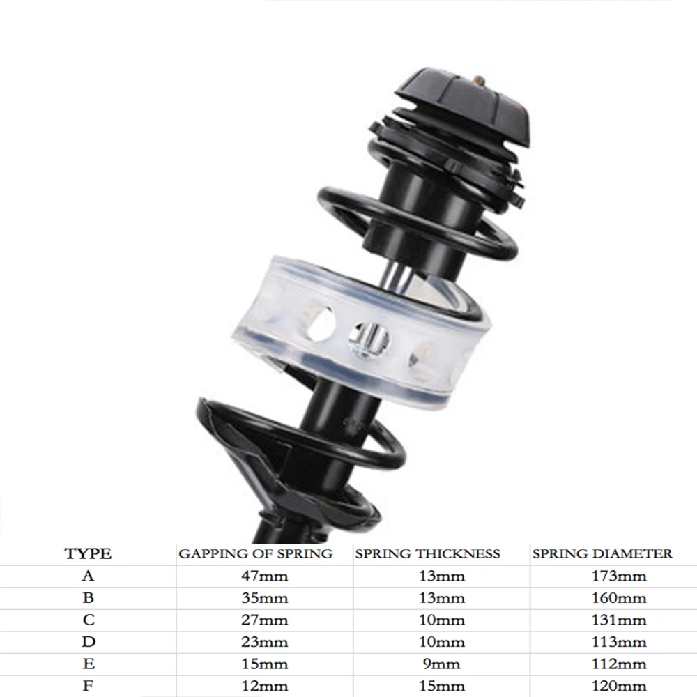 Car-Shock-Absorber-Spring-Bumper-Power-Auto-buffers-Springs-Bumpers-A-B ...