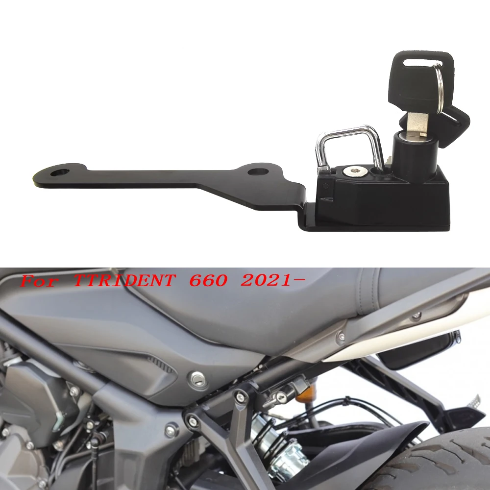 For Triumph Trident660 2021 2022 Motorcycle Helmet Lock Anti Theft ...