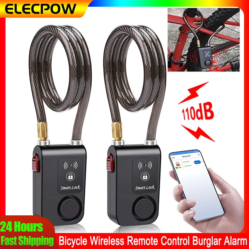 Elecpow Bluetooth Bike Motorcycle Lock Alarm Security Smart APP Control ...