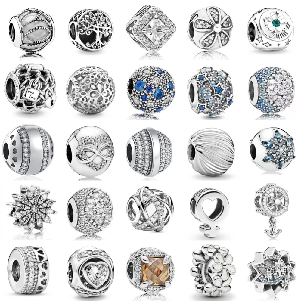 New-925-Sterling-Silvering-Flower-Ship-Anchor-Charm-of-ley-925-Chain ...