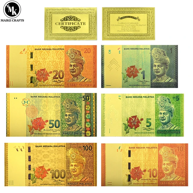 Malaysian Ringgit Currency Malaysia Notes Coins Diary KL International