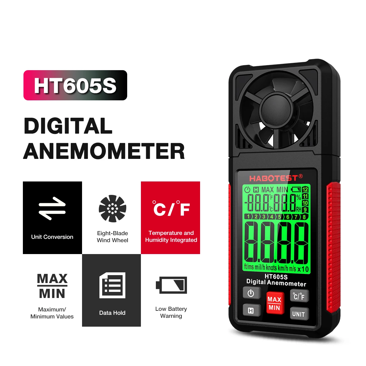 HT605S-Digital-Anemometer-0-12-Beaufort-Scale-Handheld-Wind-Speed-Meter ...