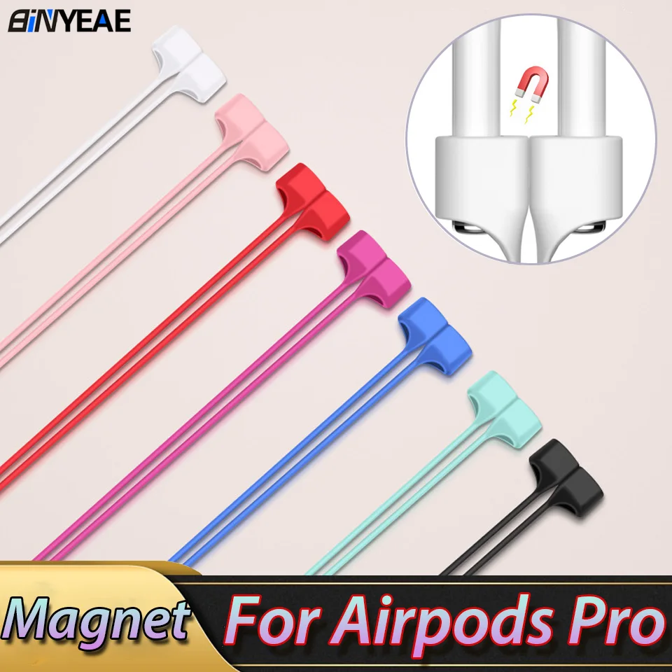 For-Airpods-Pro-3-2-Huawei-Freebuds-Magnetic-Anti-Lost-Earphone-Strap ...
