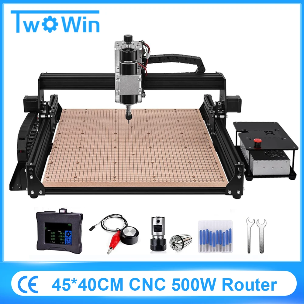 500W-CNC-4540-3-Axis-Wood-Router-DIY-Drilling-Engraving-Machine-Cutter ...
