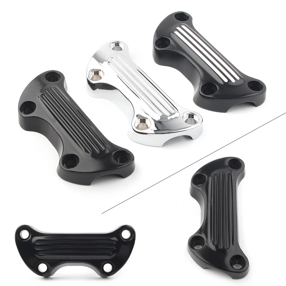 Motorcycle-1-Handlebar-Riser-Top-Clamp-Cover-for-Harley-Softail-Dyna ...
