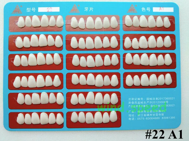 1-Card-96pcs-Dental-Tooth-Veneer-Anterior-Resin-Thin-Teeth-Veneers ...