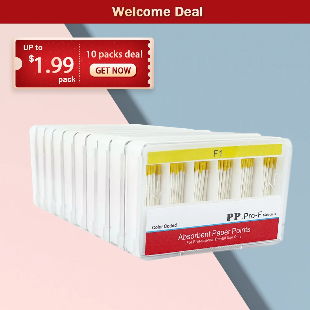 10Box Absorbent Paper Points F1-F5 Endodontic Instruments for Protaper ...