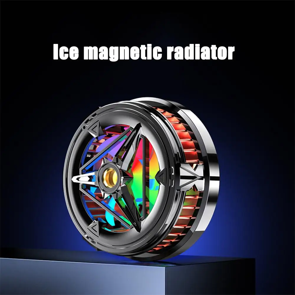 Mobile Phone Radiator Magnetic Suction Wireless Fast Charging Silent ...