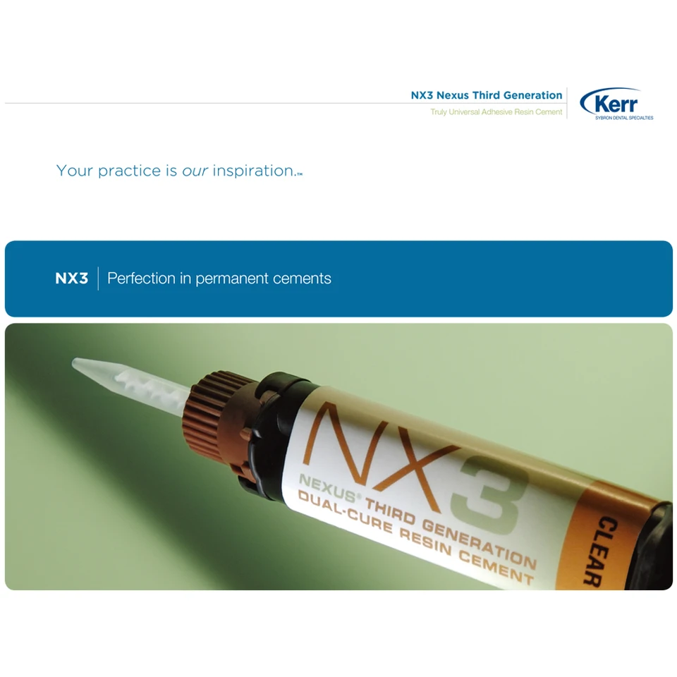 Dental Dual Cure Cement Kerr NX3 Nexus 3rd Gen Universal - Dual Cure ...