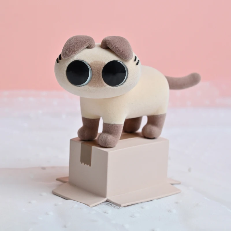 Siamese-Cat-Bean-Puree-Blind-Random-Box-Toys-Anime-Figure-Dolls-Plush ...