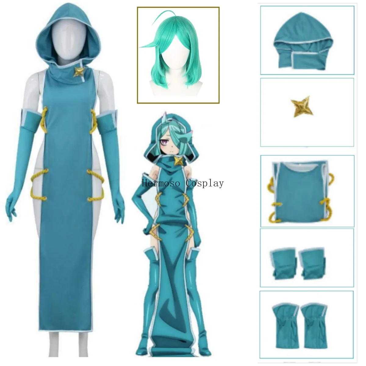Leberblume-Anemone-Cosplay-Anime-Gushing-Over-Magical-Girls-Costume-Wig ...