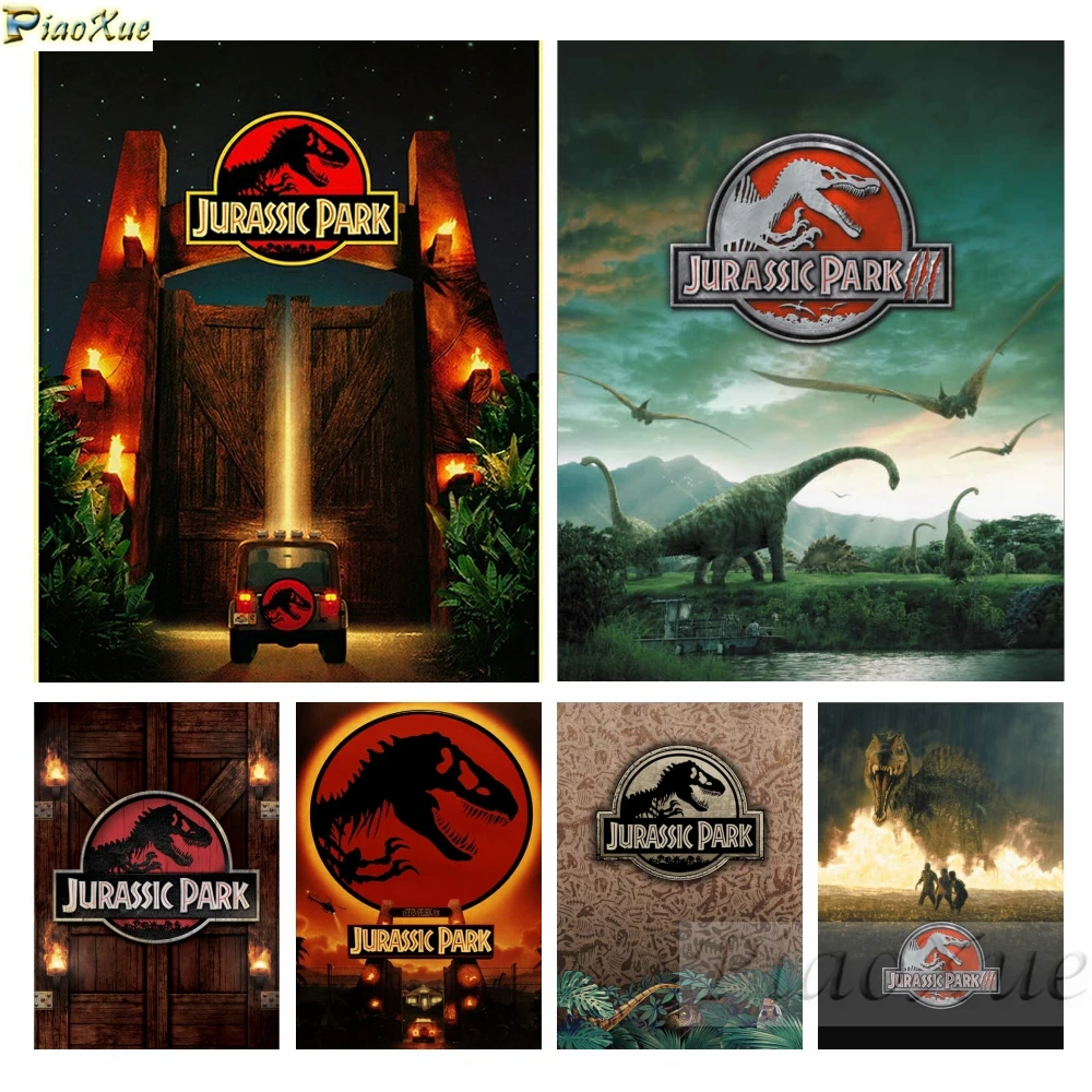 Jurassic Park Dinosaur Poster
