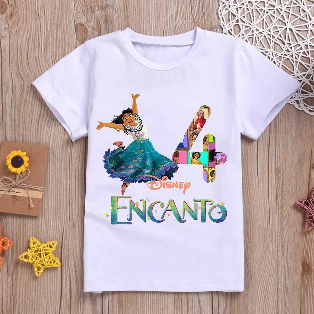 Camisetas para niños con encanto Mirabel, camisetas de Disney con ...