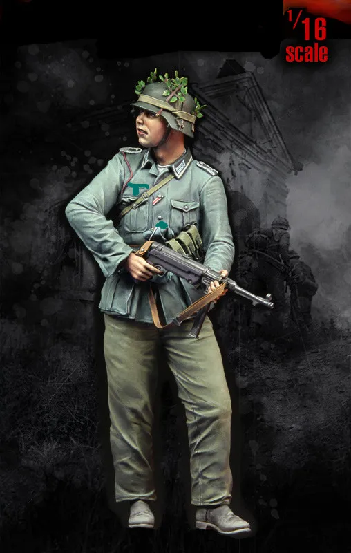 1/16 Die cast Resin Figure Model Assembly Kit Soldier Toy Model ...