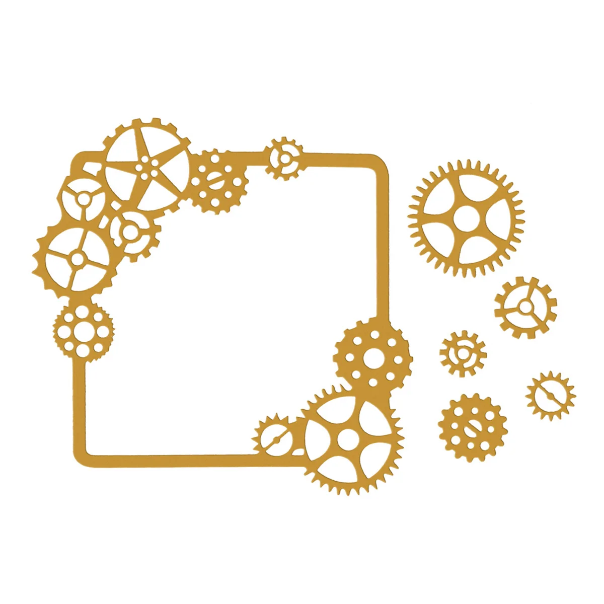 Steampunk Gear Border