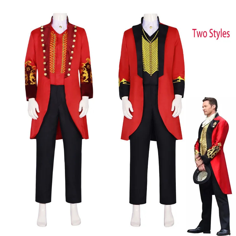 The Greatest Showman Cosplay P.T.Barnum Costume Adult Men Uniform Suit ...