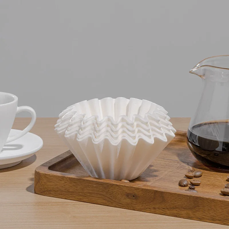 Coffee Pot Filter Paper By Hand Drip Cup 50pcs American Coffee Machine ...