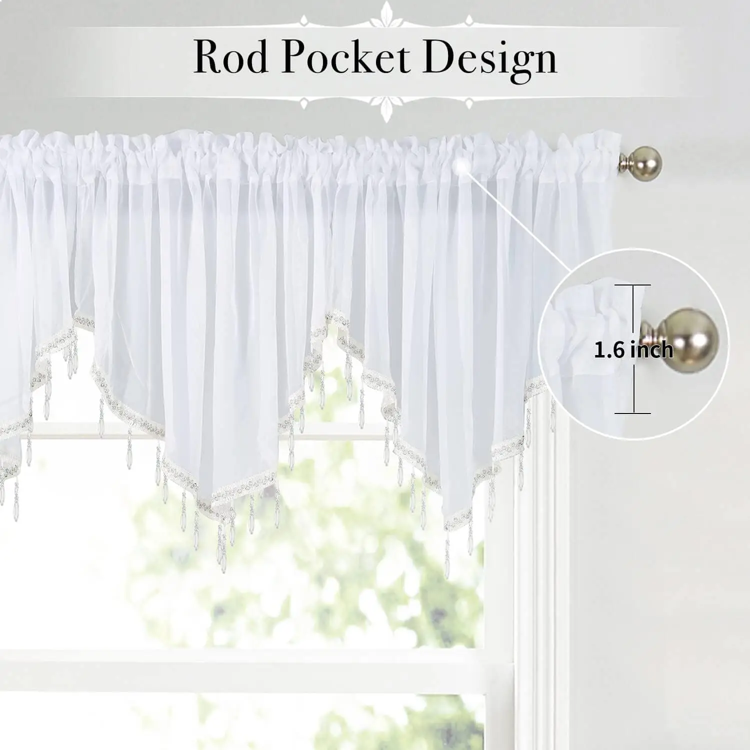 White Swag Curtains Wholesale Modern White Plain Voile Swag Window