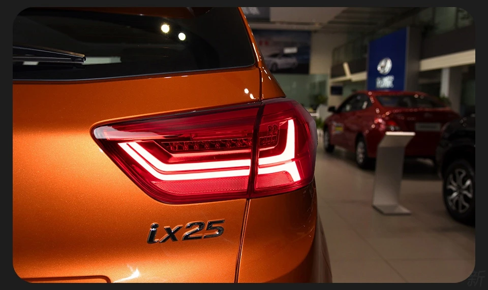 Hyundai Ix25 Tail Lights 2013-2018 Creta Led Tail Lamp Light Led Drl Dynamic Signal Brake ...