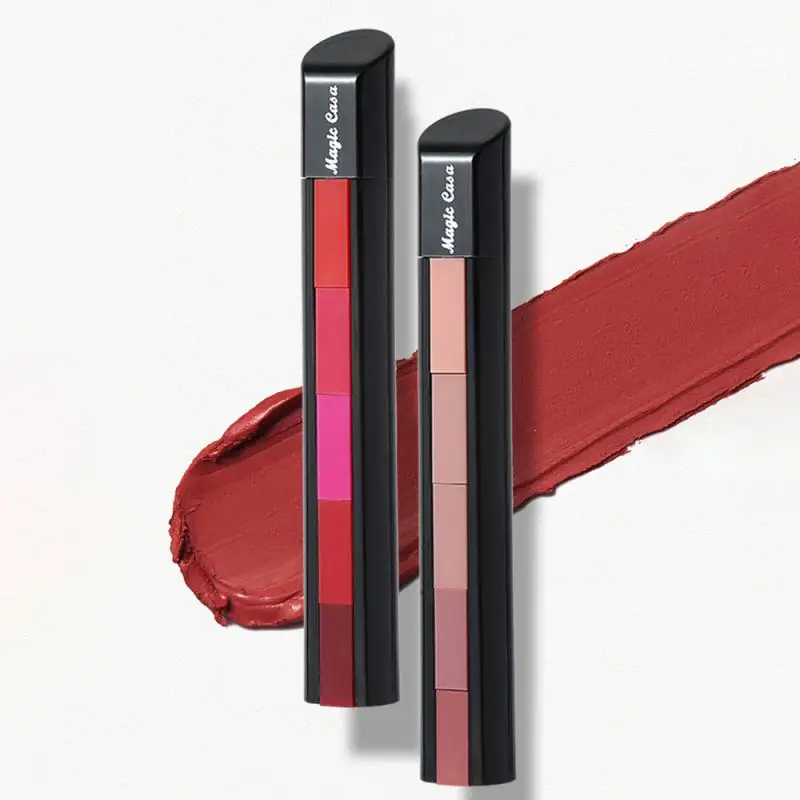 Lipstick-Set-Waterproof-5-In-1-Matte-Lip-Stick-Cosmetic-Lipstick ...