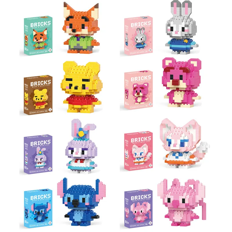 Disney-Stitch-LinaBell-StellaLou-Building-Blocks-Cartoon-Character ...