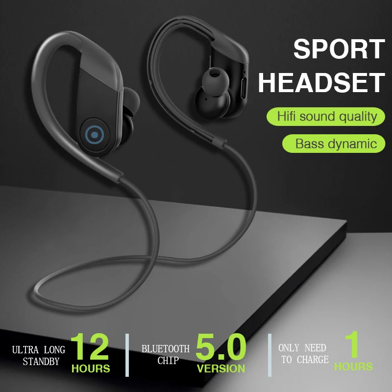 Bluetooth Hook Headphone Ear Sports Business | Waterproof Ear Bluetooth ...