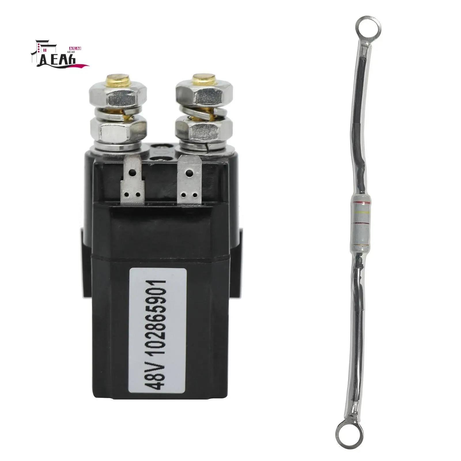 AEA6-Relay Resistance For Club Car Golf Cart 48 Volt Solenoid DS ...
