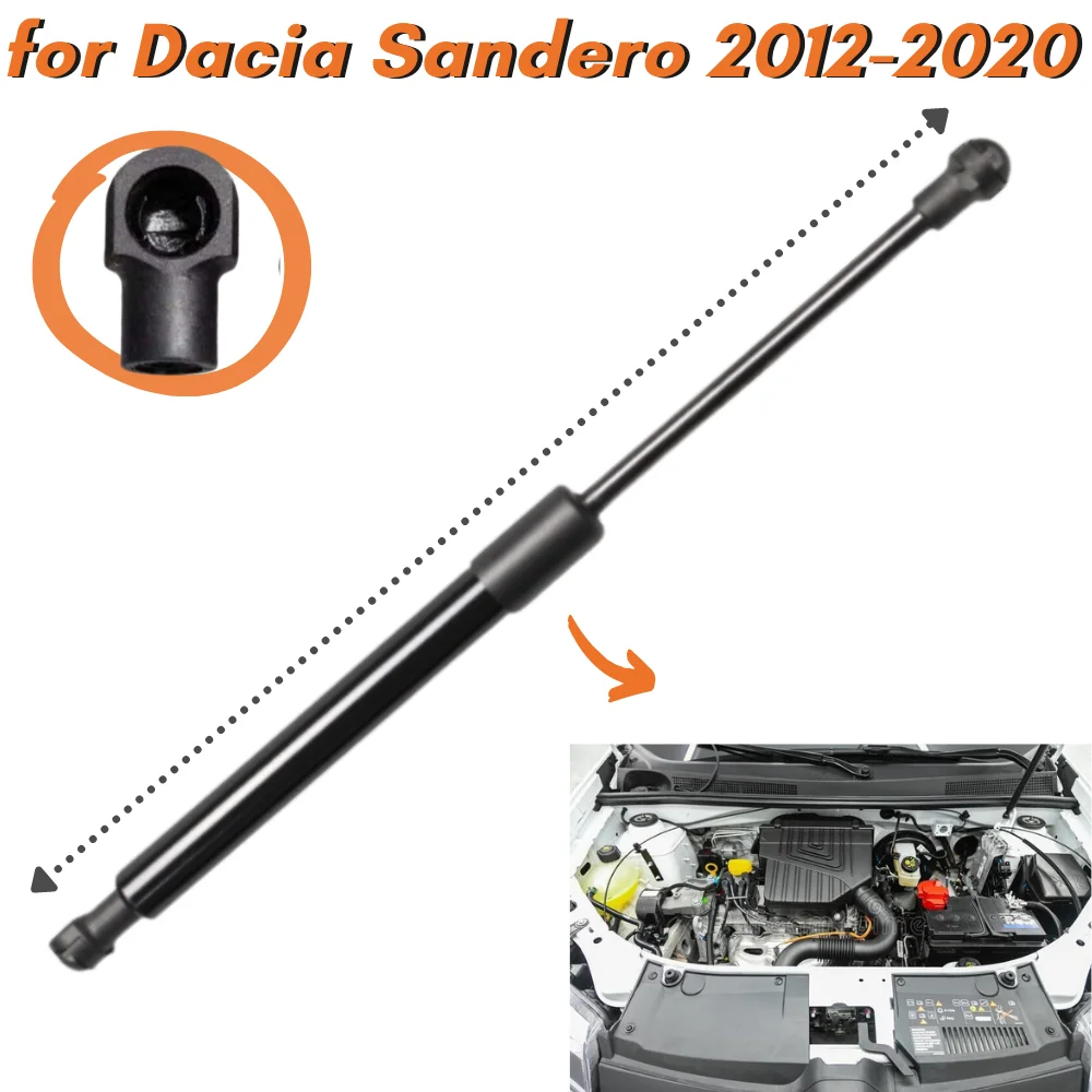 Qty(1) Hood Struts For Dacia Sandero Renault Sandero B52 2012-2020 ...